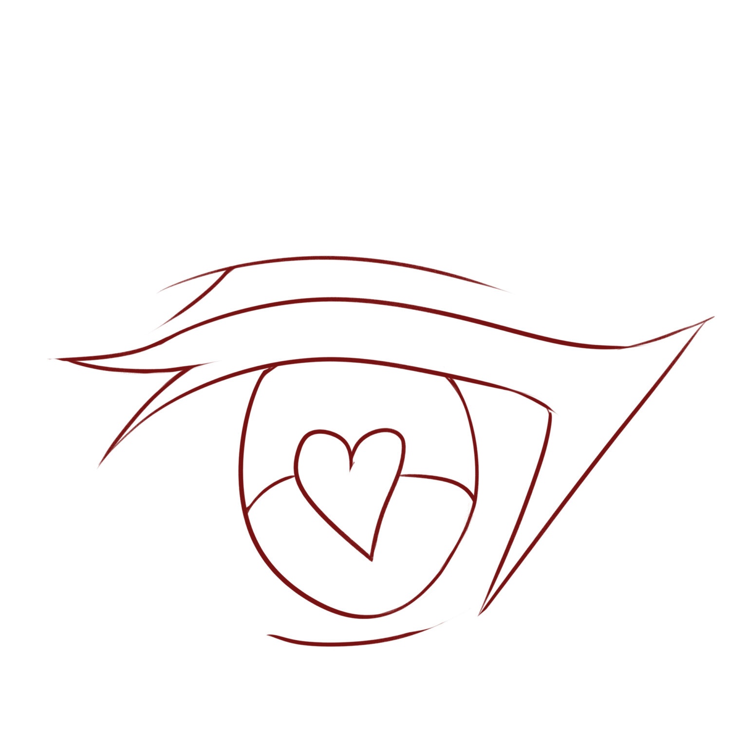 How to draw anime eyes front view – different styles, ages, male and ...