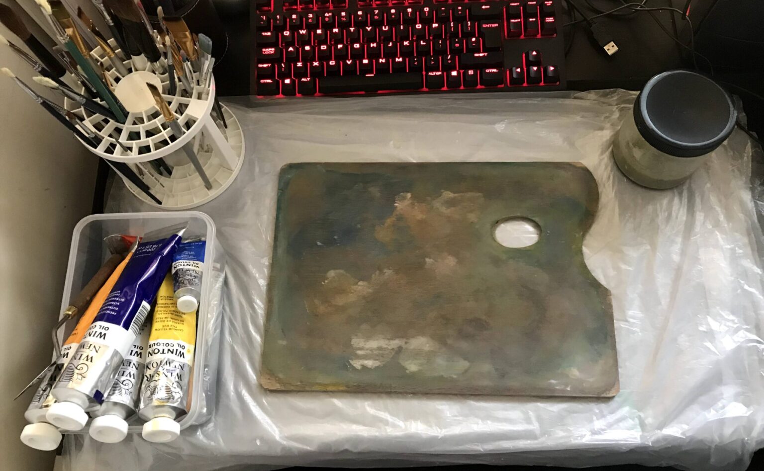 Setting up and Cleaning up for oil painting – my process – Mary Li Art