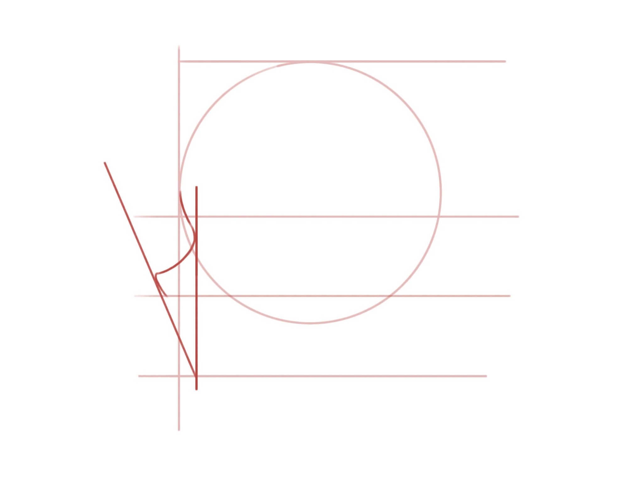 How to Draw the Head and Face – Anime-style Guideline Side View Drawing ...